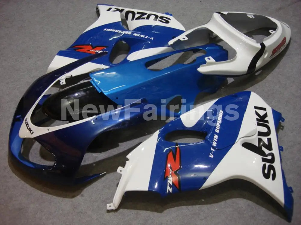 Blue and White TL1000R Fairing Kit for Your Bike – NewFairings