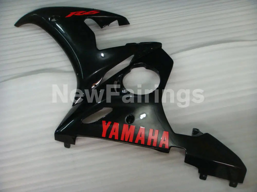 Gloss Black with Red Decals Factory Style YZF R6 Fairing Kit – NewFairings