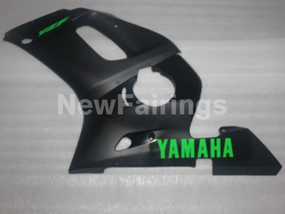 Matte Black YZF-R6 Fairing Kit with Green Decals – NewFairings