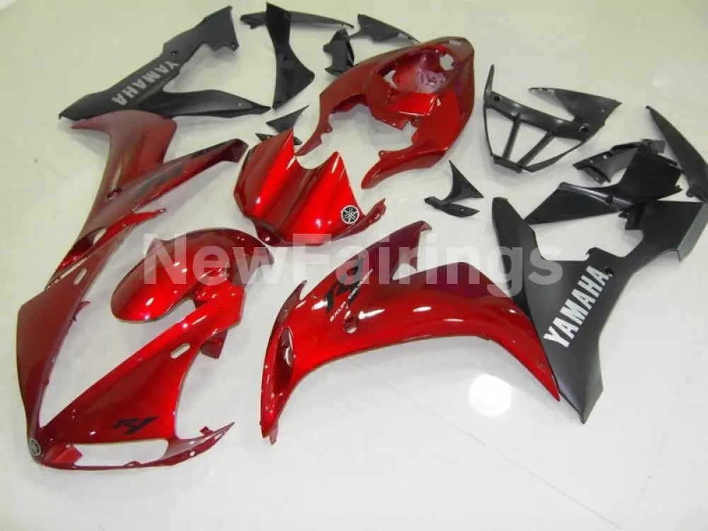 Wine Red Matte Black YZF-R1 04-06 Fairing Kit – NewFairings